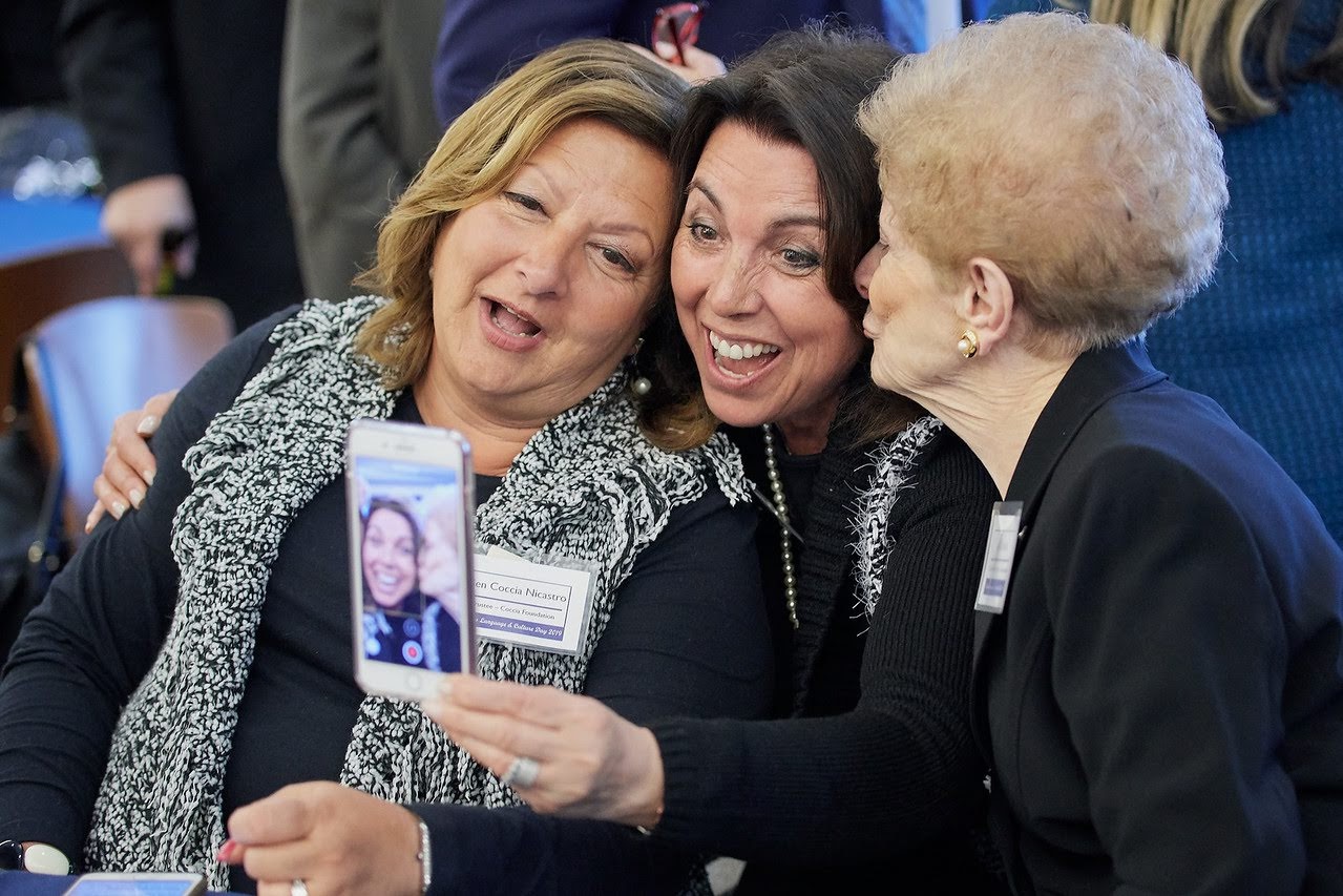 Gen Josephine Elda selfie - NJ Italian Heritage Commission